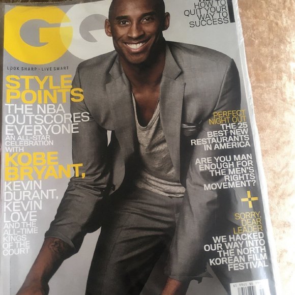 GQ Magazine | Accents | Kobe Bryant Gq Gentlemans Quarterly Magazine ...